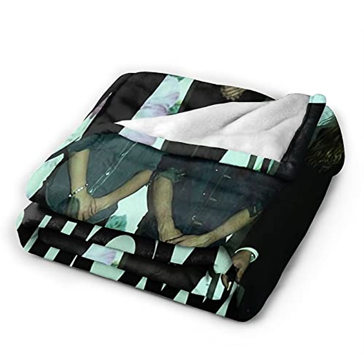 Badflower Soft and Warm Throw Blanket Ultra-Soft Micro Blanket Plush Bed Couch 50"x40"