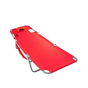 Ostrich Chaise Lounge Folding Portable Sunbathing Poolside Beach Chair (2 Pack)