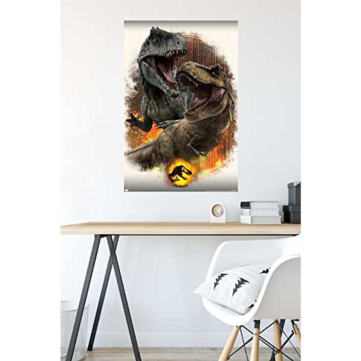 Trends International Jurassic World: Dominion - Giga Vs T. Rex Wall Poster