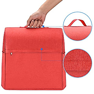 OUOLife Stand Mixer Cover Dust Proof Bag Compatible with KitchenAid Electric Mixer (Red, Fit for Tilt Head 4.5-5 Quart)