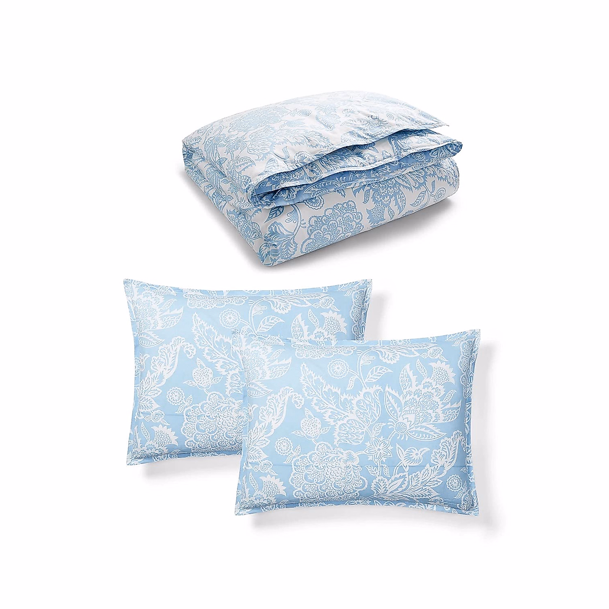 Ralph Lauren King Size Joanna Floral Duvet Cover Set Cotton Multi Color