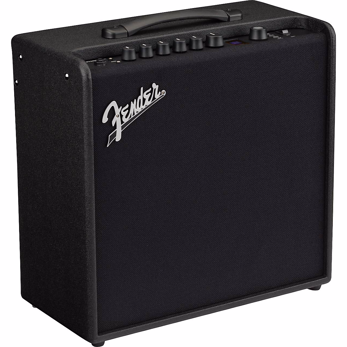 Fender Mustang LT50 Guitar Combo Amplifier Bundle with Instrument Cable and Picks