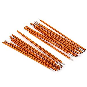 Health Gear Tent Pole Repair Kit, 3.6m Aluminium Alloy Tent Pole Segments Replacement Tent Building Supporting Rod for Camping Hiking Backpacking Tent, 2pcs