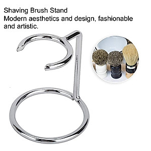 razor and brush stand Shaving Set with Brush Gift ,Razor And Brush StandMen Stainless Steel Shaving Brush Stand Razor Holder For Salon Home Travel Use