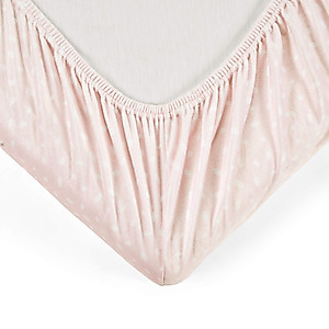 Lush Decor Baby Pixie Fox Soft & Plush Fitted Crib Sheet, 2 Pack, Multi, 28" W x 52" L + 9" Pocket - Baby Bedding - Geometric, Floral & Fox Crib Sheets - Woodland Nursery Decor - Baby Shower Presents