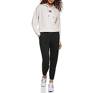 Tommy Hilfiger Sport womens Sport Sweatshirt,Crystal Grey,Small