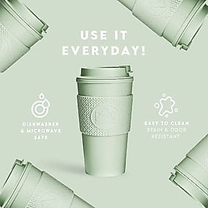 Neon Kactus Double Wall Reusable Coffee Cups 16oz (Friday Feeling)