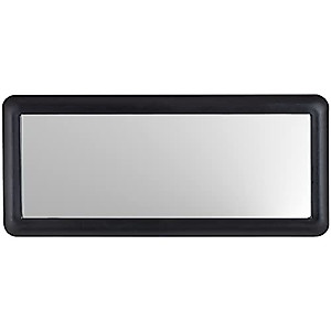 Custom Accessories 70003 Black Deluxe Visor Mirror