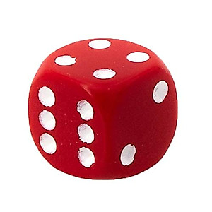Chessex CHX25804 Dice-Opaque: 36D6 Red/White Set, Small (10mm - 14mm)