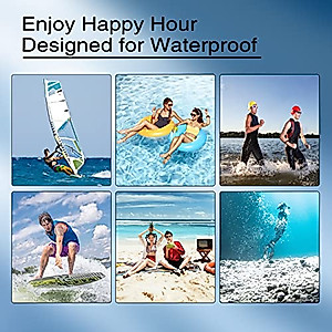 HIGHGO 10.5" Large IPX8 Waterproof Phone Pouch, IPX8 Underwater Case Cell Phone Dry Bag for iPhone 13 Pro Max/12/11/XR/X/8,Galaxy S22/S21,Perfect for Boating Swimming Snorkeling Kayakin Black