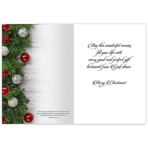 Peace, Hope, Christ Christmas Card Set of 20