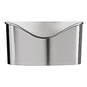 Umbra 460322-592 Postino Wall-Mount Mailbox, Stainless Steel