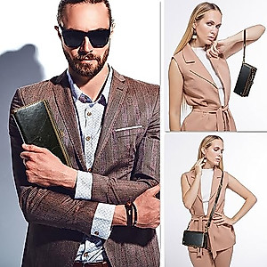 ASAPDOS Wallet Case Compatible with Samsung Galaxy Z Fold 5 with S Pen Holder,PU Leather Strap Wristlet Flip Case with Magnetic Closure[S-Pen Fully Compatible],Card Holder and Kickstand Coffee