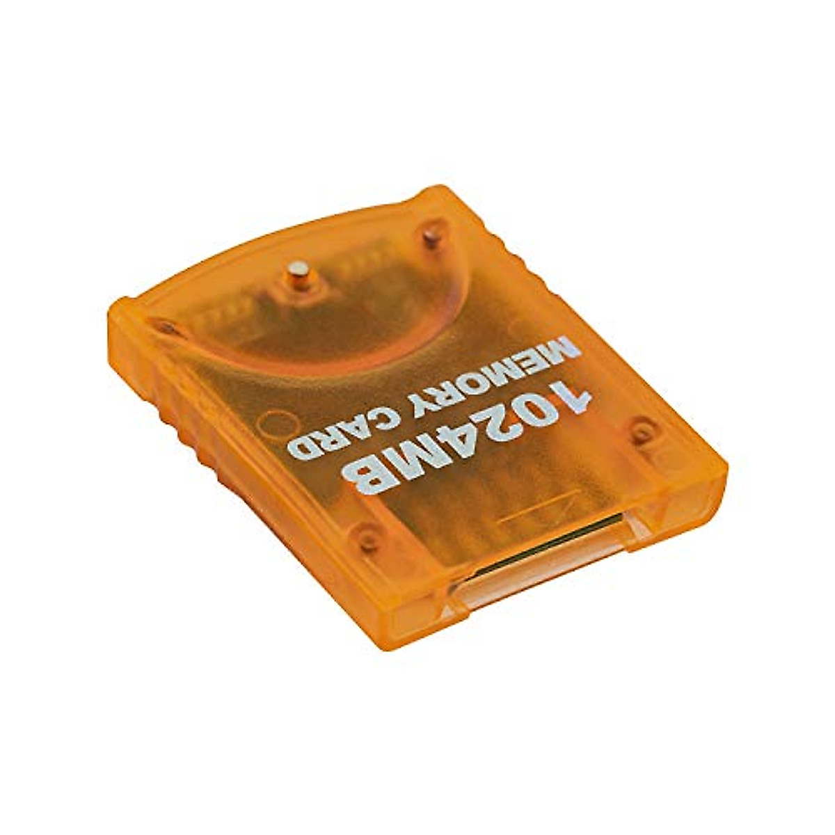 Tolesum Memory Card 1024MB(16344 Blocks) 8 Data Areas for Gamecube and Wii Console, Orange 1024MB