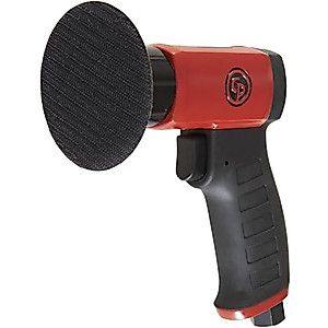 Chicago Pneumatic CP7200 - Air Random Rotary Sander Tool, Home Improvement, Woodworking Tools, Polisher, Rust Removal, Heavy Duty, Rotary Tool, Pistol Handle, Hook & Loop, 3 Inch (75 mm), 15000 RPM