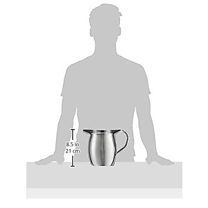 Winco WPB-3 Deluxe Bell Pitcher, 3-Quart, Stainless Steel