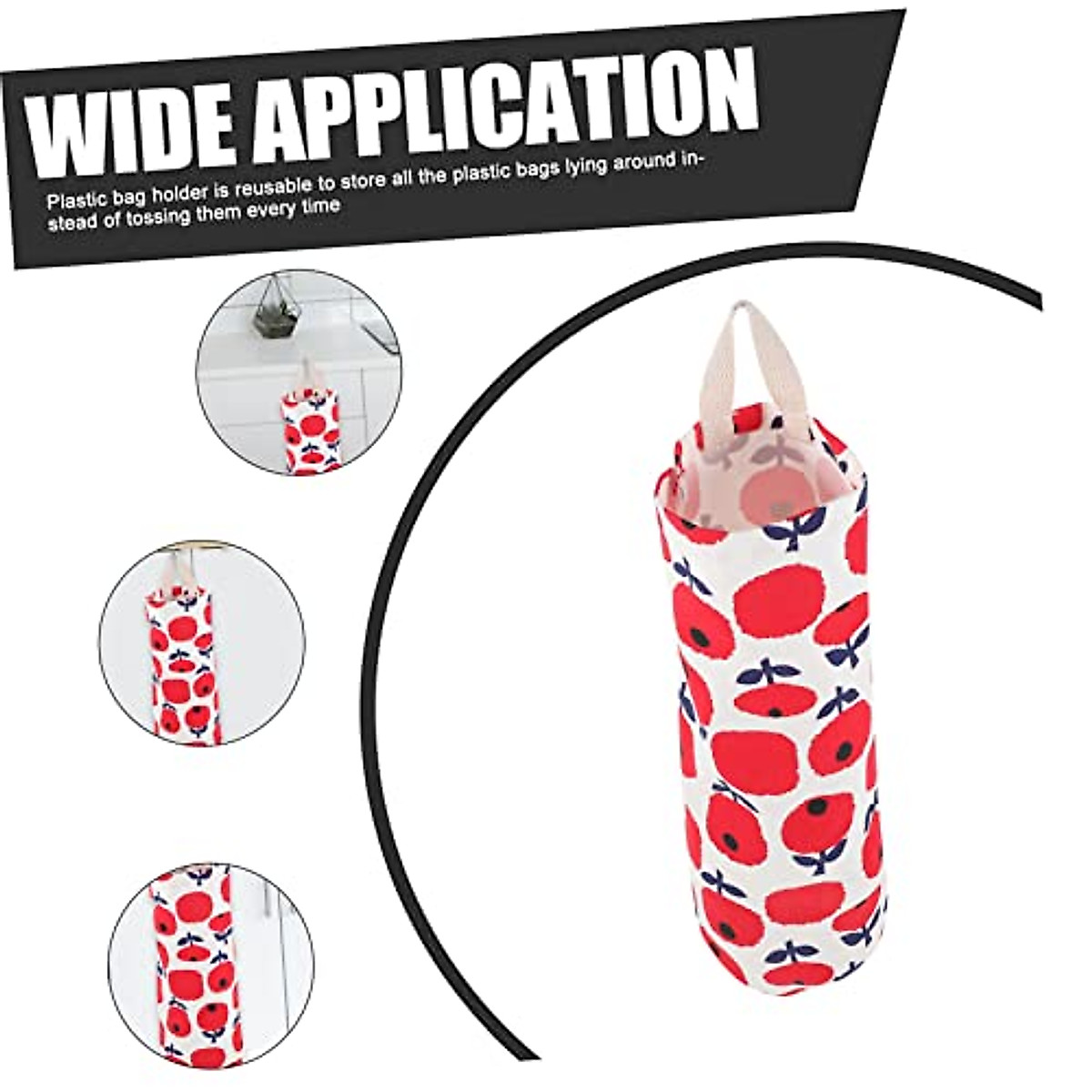 Zerodeko garbage bag storage bag plastic bag storage organizer bag holder for plastic bags grocery store bag holder Plastic Bag Holder grocery bag dispenser fabric storage rack hanging