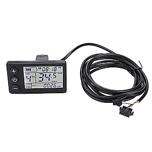 Motor Controller Kit, 36V/48V 1500W Brushless Motor Speed Controller LCD Panel Kit for Electric Bike