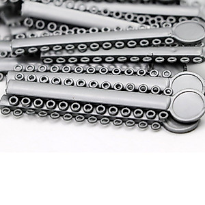 Angzhili Dental Ligature Ties for Braces,Orthodontic Ligature Ties,1040 Pcs Elastic O-Ring (Gray)