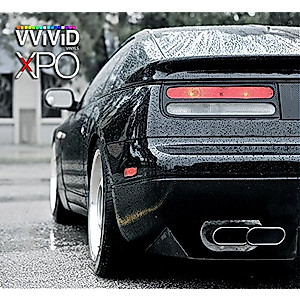 VViViD Black High Gloss Realistic Paint-Like Microfinish Vinyl Wrap Roll XPO Air Release Technology (1ft x 5ft)