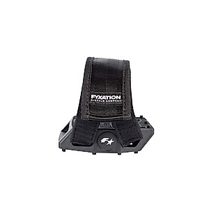 Fyxation Gates Pedal Strap Kit with Black Pedal and Black Straps, Standard