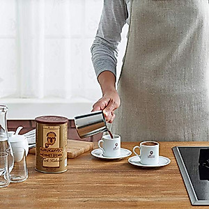Mehmet Efendi Turkish Coffee 8.8oz w/ Stainless Steel Coffee Pot