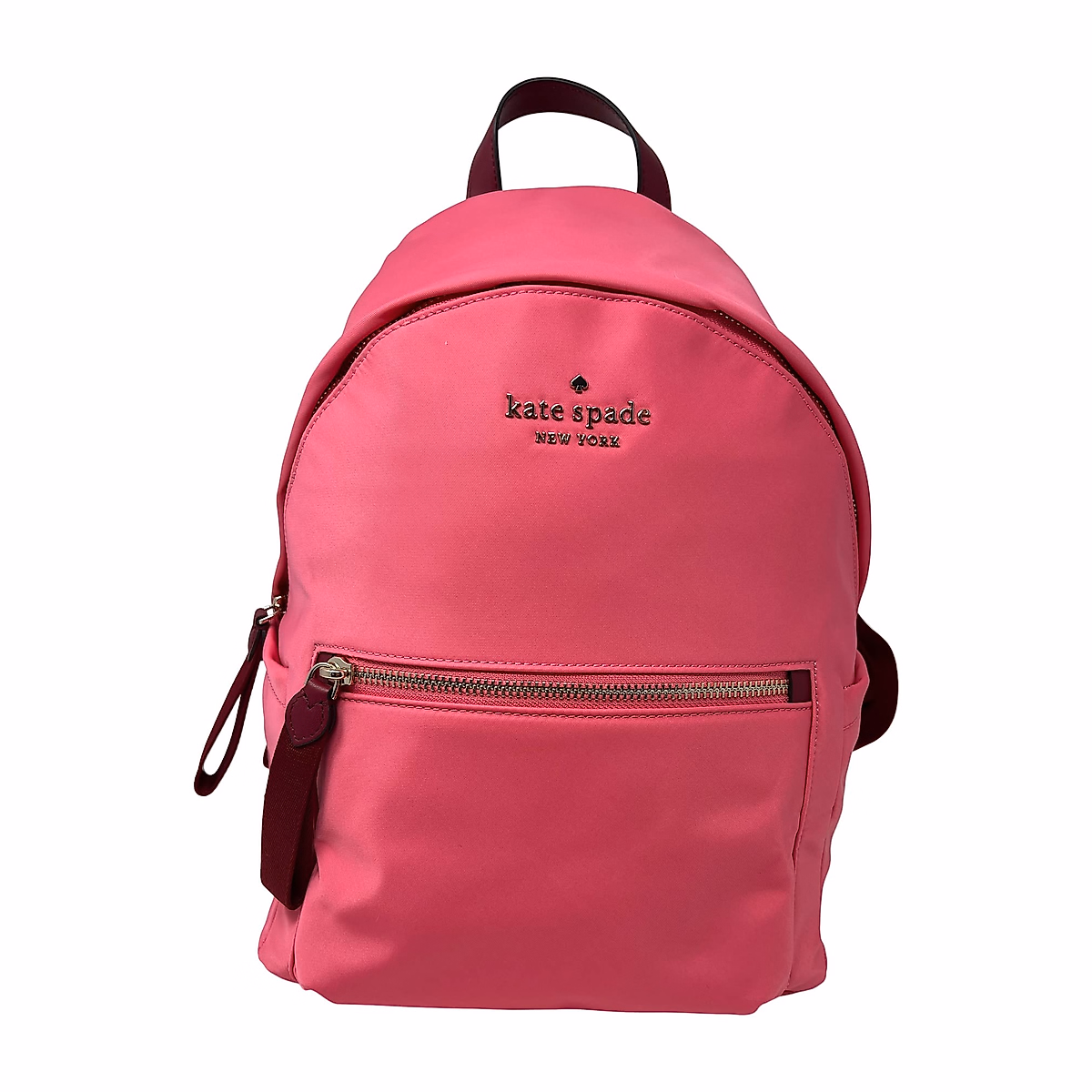 Kate Spade New York Chelsea Medium Nylon Backpack, Deep Dahlia (WKR00556-651)