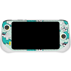 MightySkins Carbon Fiber Skin Compatible with Logitech G Cloud Gaming Handheld - Awesome Alpacas | Protective, Durable Textured Carbon Fiber Finish | Easy to Apply | Made in The USA