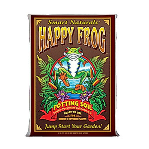 FoxFarm FX14047 Happy Frog, 2 Cubic Feet Potting Soil, Brown