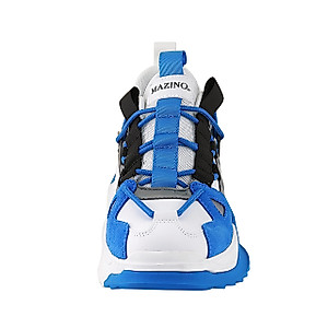 Mazino Zenon Fashion Sneakers for Men - Men's Athleisure Casual Shoes - Blue/White/Black, Size 8.5