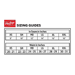 Rawlings Boys Pocket Baseball-pants, White, Large US