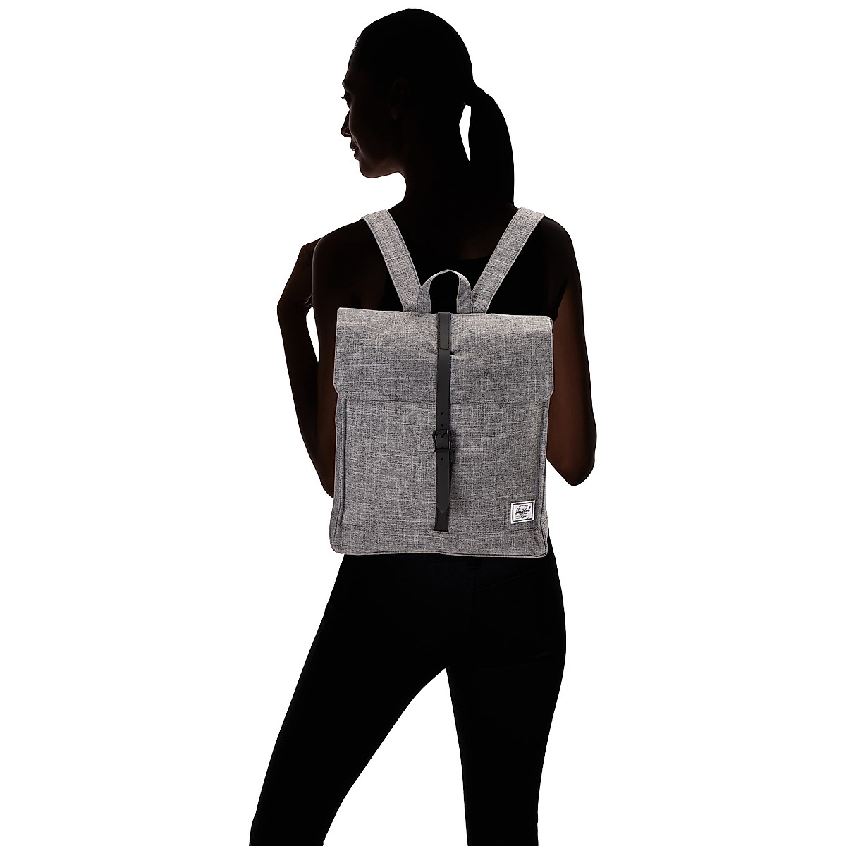 Herschel Supply Co. City Mid-Volume Raven Crosshatch One Size