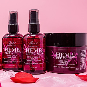 Agadir Hemp & Red Wine Strengthening Serum Pump, 4 fl. oz.