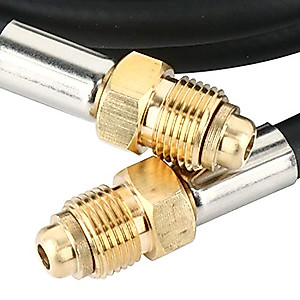 YaeTek Argon CO2 Mig Tig Flow meter 10-60 CFH Welding Weld Regulator Gauge Gas Welder CGA-580 With 80'' (6.6FT) Hose