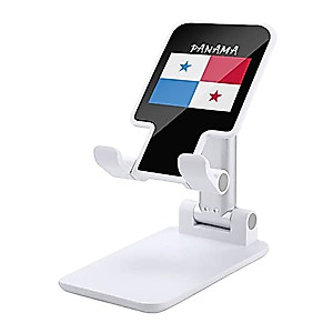 Flag of Panama Foldable Desktop Cell Phone Holder Portable Adjustable Stand for Travel Desk Accessories