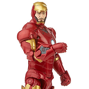 Marvel Hasbro Legends Series 6-inch Scale Action Figure Toy Iron Man Mark 3 Infinity Saga Character, Premium Design and 5 Accessories