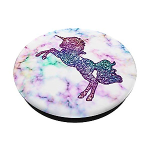 Rainbow Unicorn PopSockets PopGrip: Swappable Grip for Phones & Tablets