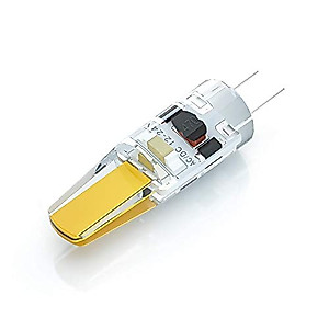 Letaclanic G4 LED Light Bulbs 3000K Warm White Lighting Dimmable, 3W Equivalent to 30W AC DC 12V-24V, Bi-pin LED Bulb Silicone G4 LED Bulbs (10-Pack)