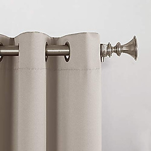 Sun Zero Barrow Energy Efficient Grommet Curtain Single Panel