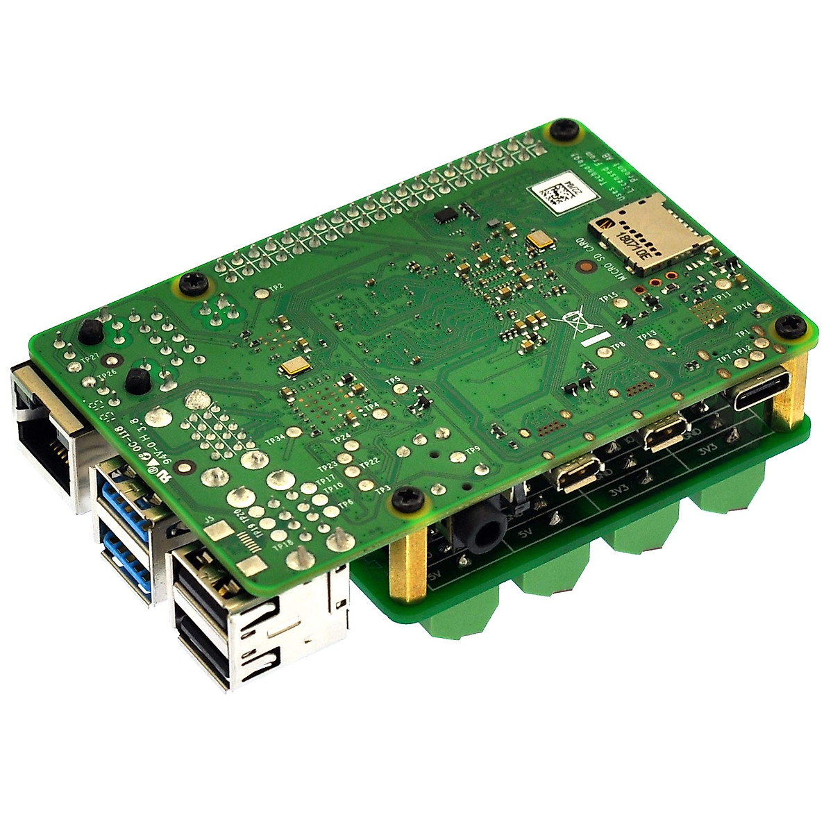 RPi GPIO Terminal Block Breakout Board HAT, for Raspberry Pi