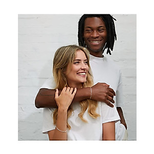 925 Sterling Silver Paperclip Chain Bracelet 4mm Silver Bracelet for Women Men Silver Bracelet 6.5-9 Inches (Silver 4mm, 7)