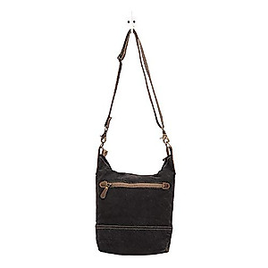 Myra Bag Solidaster Upcycled Canvas & Leather Shoulder Bag S-1525