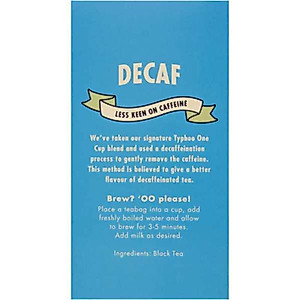 TYPHOO Typhoo Decaffeinated, 80 CT