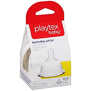 Playtex NaturaLatch Y-Cut Nipple, 2-Count