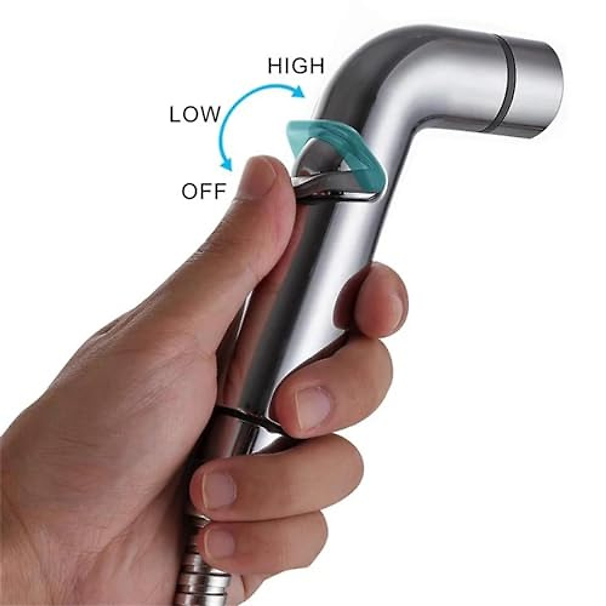 Handheld Bidet Sprayer for Toilet Handheld Sprayer Toilet Bidet Faucet Sprayer Shower Head Adjustable Bidets Spray Nozzle for Wash Household Bathroom Accessories