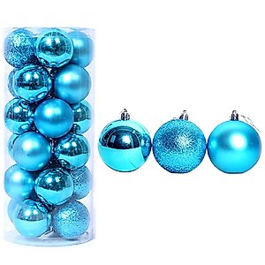 Christmas Ball Ornaments Set Christmas Tree DecorationsShatterproof Large Candy Gold Plastic Holiday Xmas Hanging Ornament for Christmas Tree Outdoor Indoor Gifts Deals