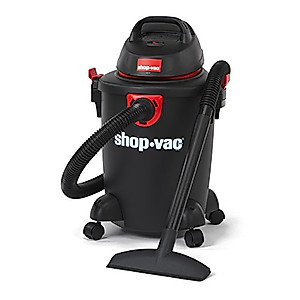 Shop-Vac 5985000 6 gallon 3.0 Peak HP Classic Wet Dry Vacuum, Black/Red