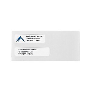 500 No. 10 Flip and Seal Double Window Security Envelopes - Perfect Size for Multiple Business Statements, Quickbooks Invoices, and Return Envelopes -Number 10 Size 4 1/8 X 9 ½ Inch