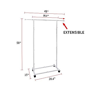 Fishat Lightweight Garment Rack Combination