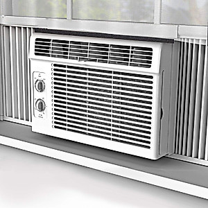 Yotache Window Air Conditioner Foam Insulation Strip 2 Pcs 1 X 1 Inch, No Glue Thick Foam Weather Seal Strip with High Resilience, 6.5 Feet Long